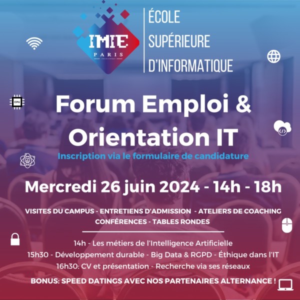 École d’informatique • IMIE Paris